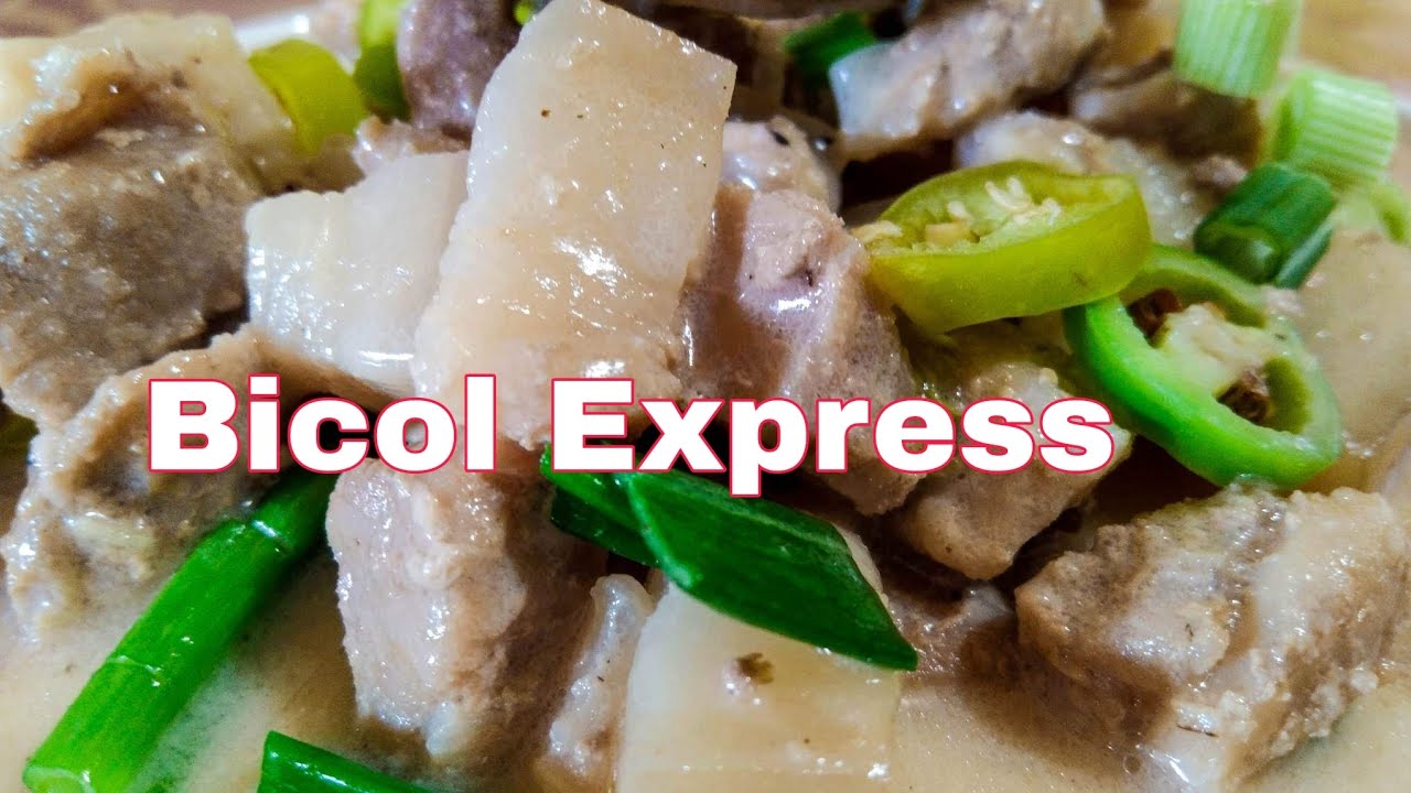 Bicol express with My Own Version ️ - YouTube