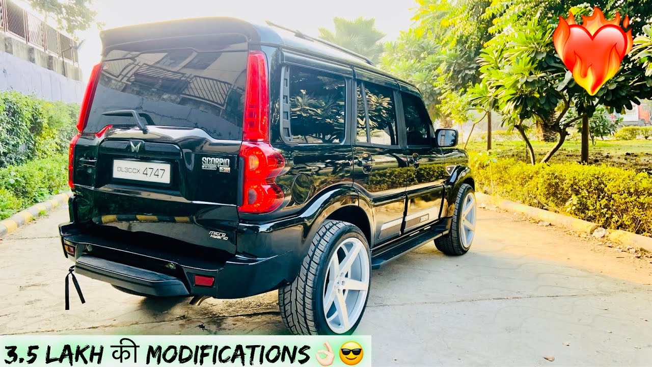 SCORPIO CLASSIC S11 2022🔥 MODIFIED😍 22 INCH ALLOY WHEELS 😎 3.60 LAKH ...