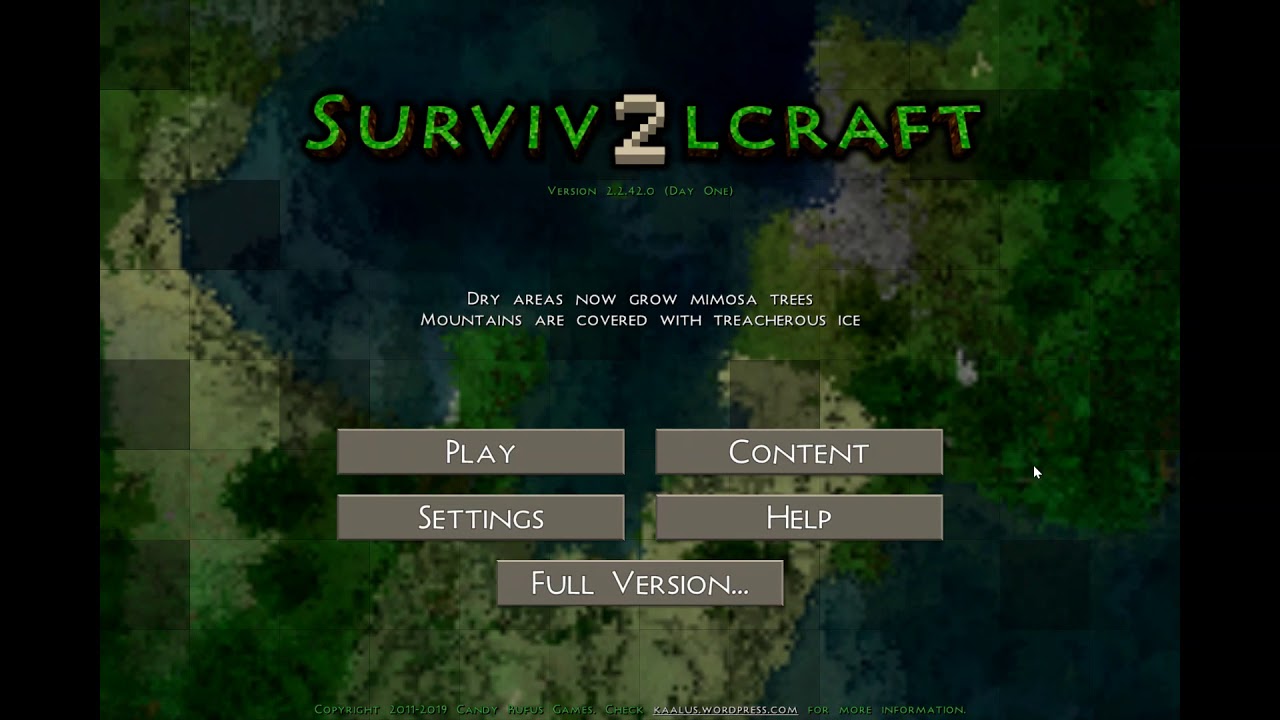 How to get Survivalcraft 2 for free on pc demo version - YouTube