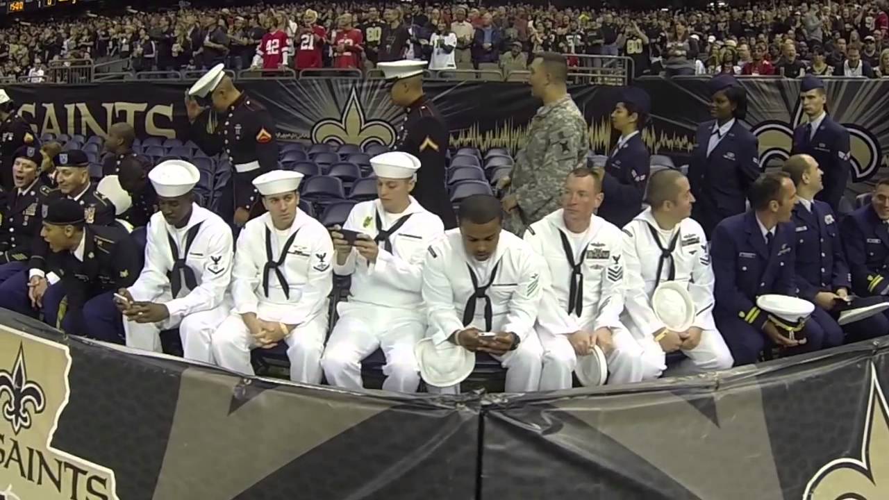 Jonathan Goodwin leads fans in WhoDat chant vs. 49ers - YouTube