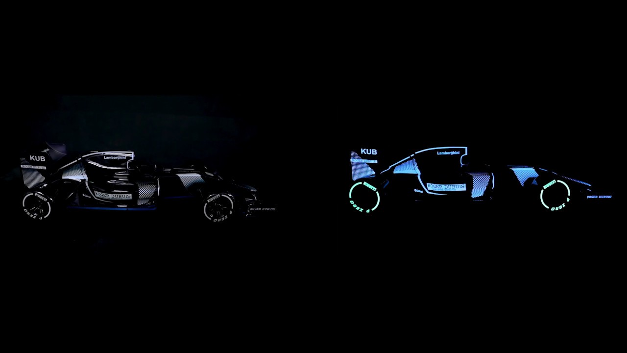 LumiLor lit Formula 1 Car | Lumilor India | Lumilor Paint - YouTube