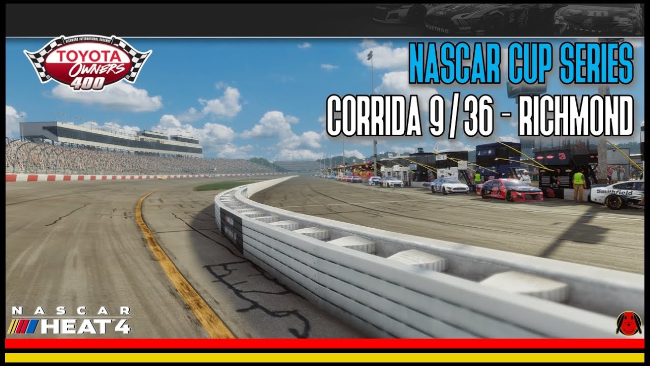 NASCAR Heat 4 - Cup Series, Corrida 9/36: Toyota Owners 400 - Circuito ...