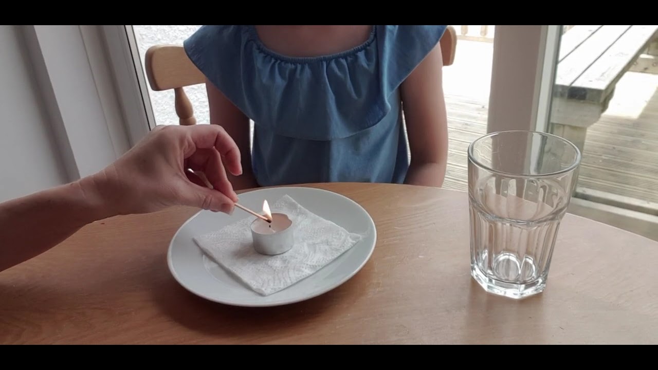 Children's Science Experiment/Magic Trick - the floating plate - YouTube
