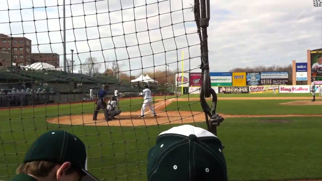 LI Ducks spring training game: hit - YouTube