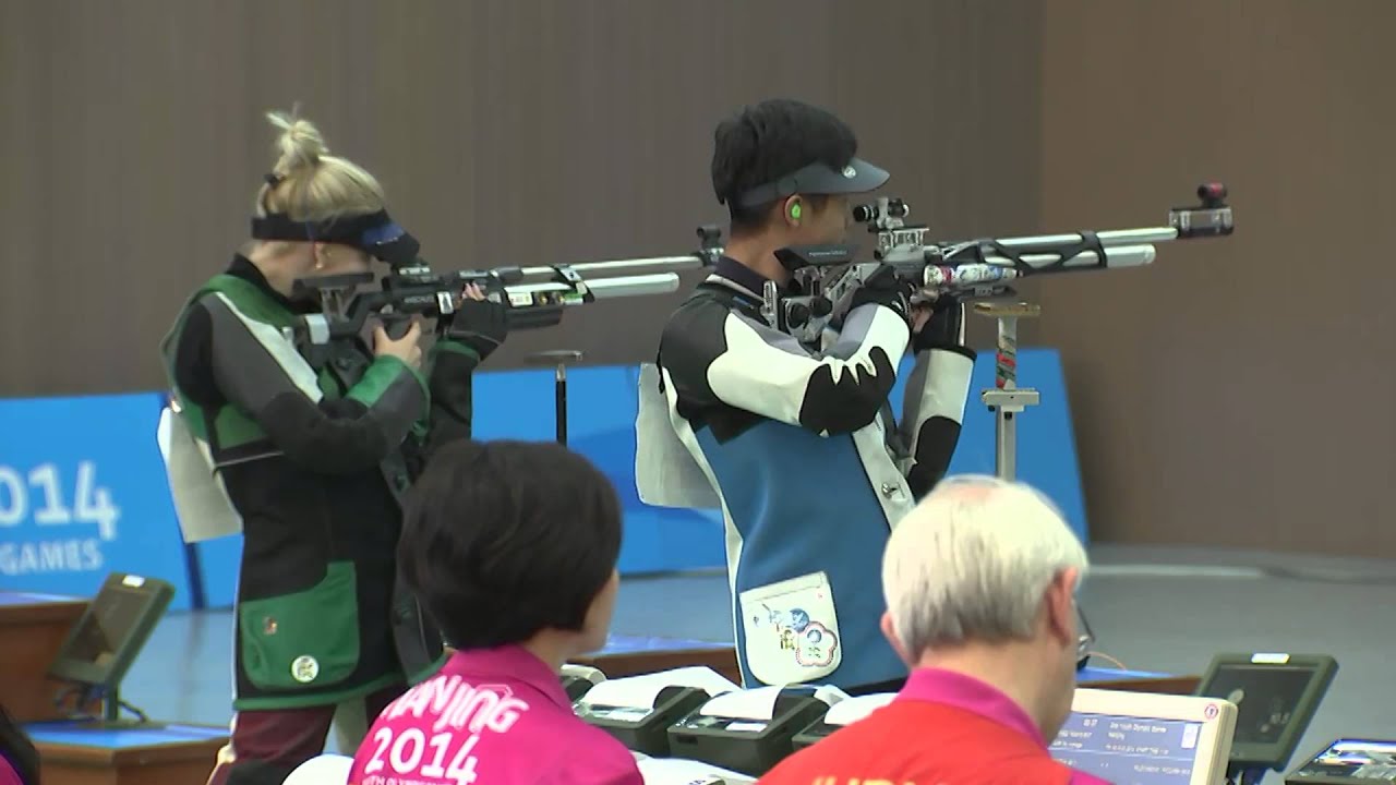 Mixed 10m Air Rifle Shooting - Highlights | Nanjing 2014 Youth Olympic ...