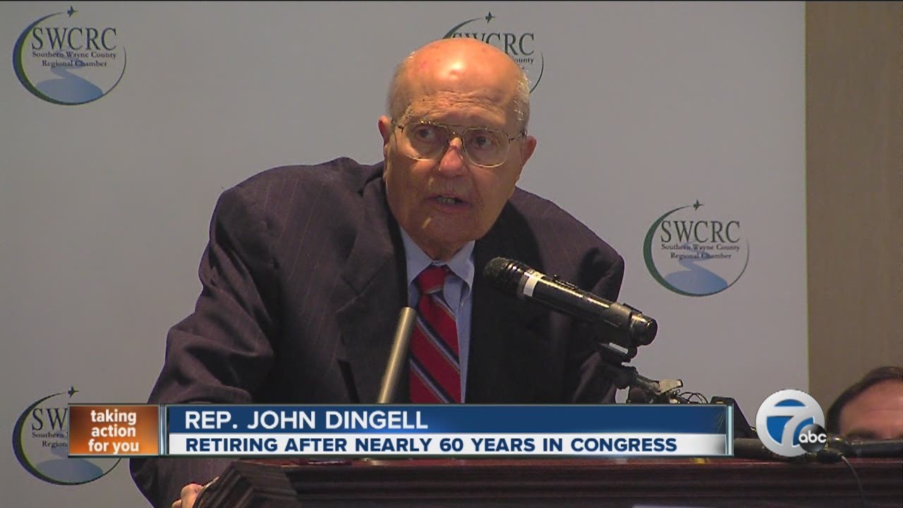 Congressman John Dingell announces retirement - YouTube