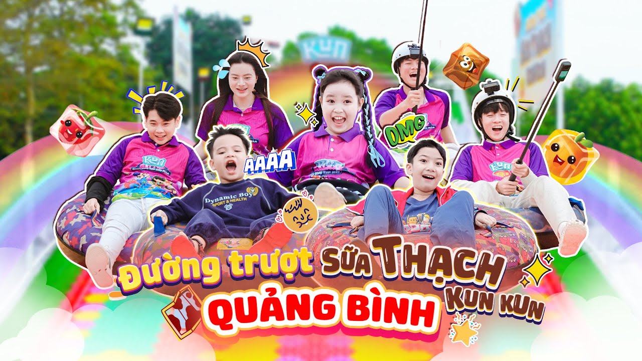 FAN KUN KHUẤY ĐẢO ĐƯỜNG TRƯỢT SỮA THẠCH KUN KUN TẠI QUẢNG BÌNH - YouTube