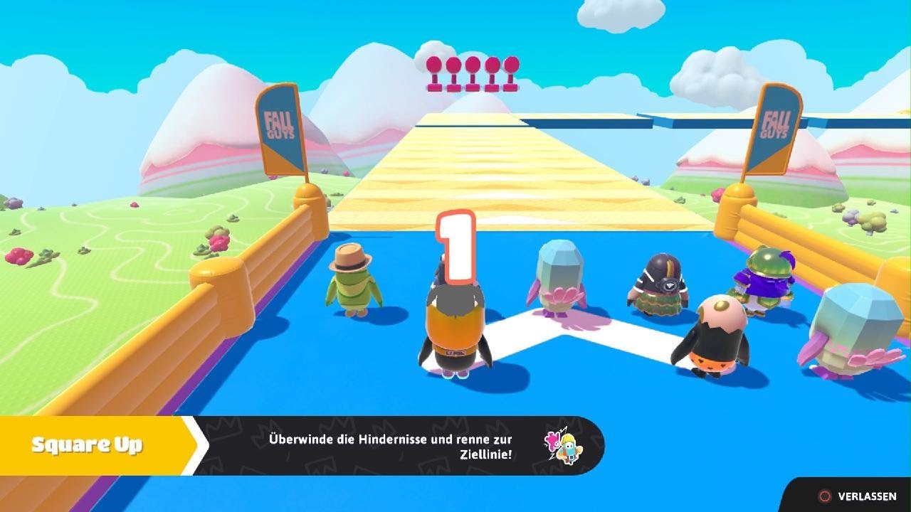 Fall Guys Square Up win - YouTube