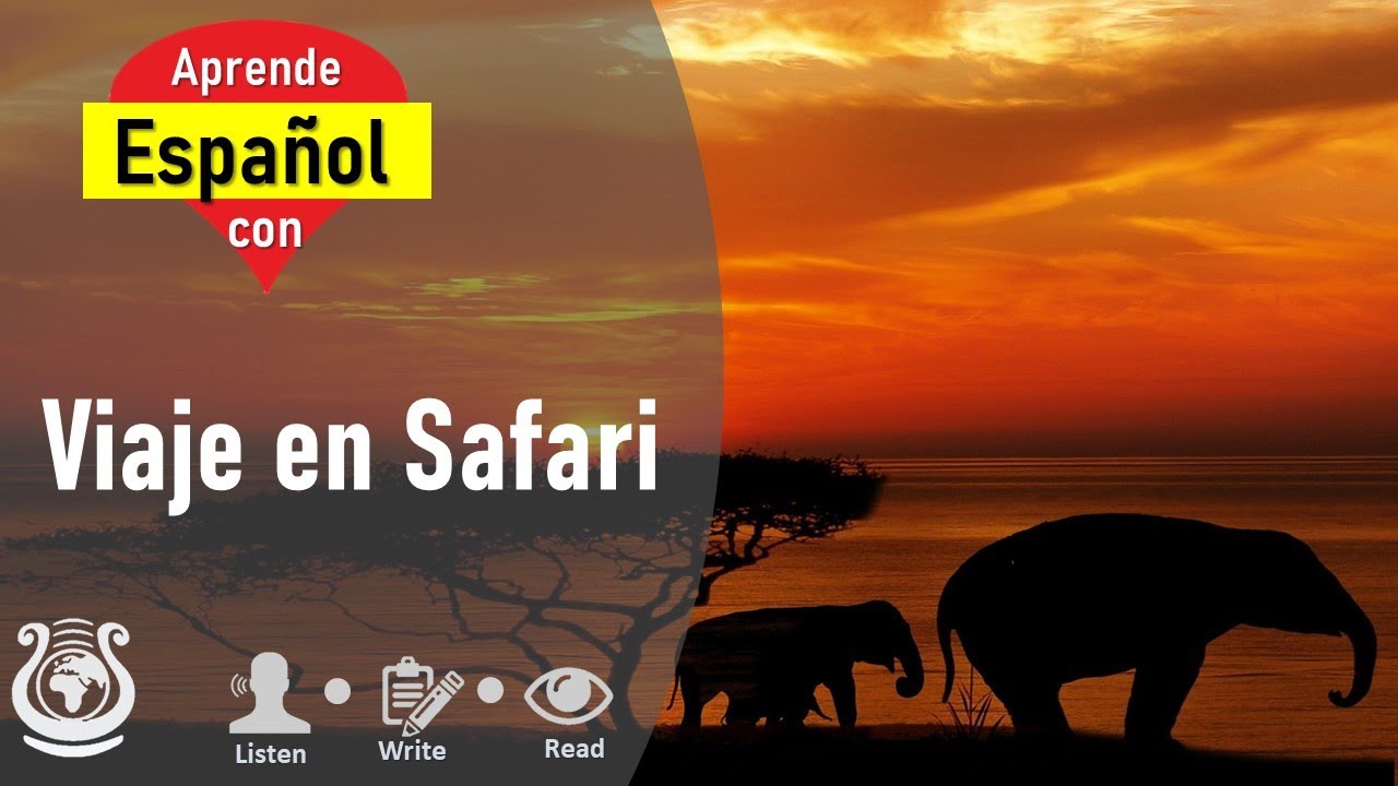 Mi viaje en Safari – Aprende español con audiocuentos - YouTube