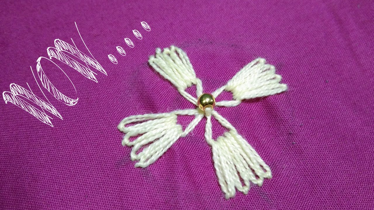 জামার হাতের কাজ//Jamar noksha design//হাতের কাজ//সুতার কাজের ডিজাইন ...