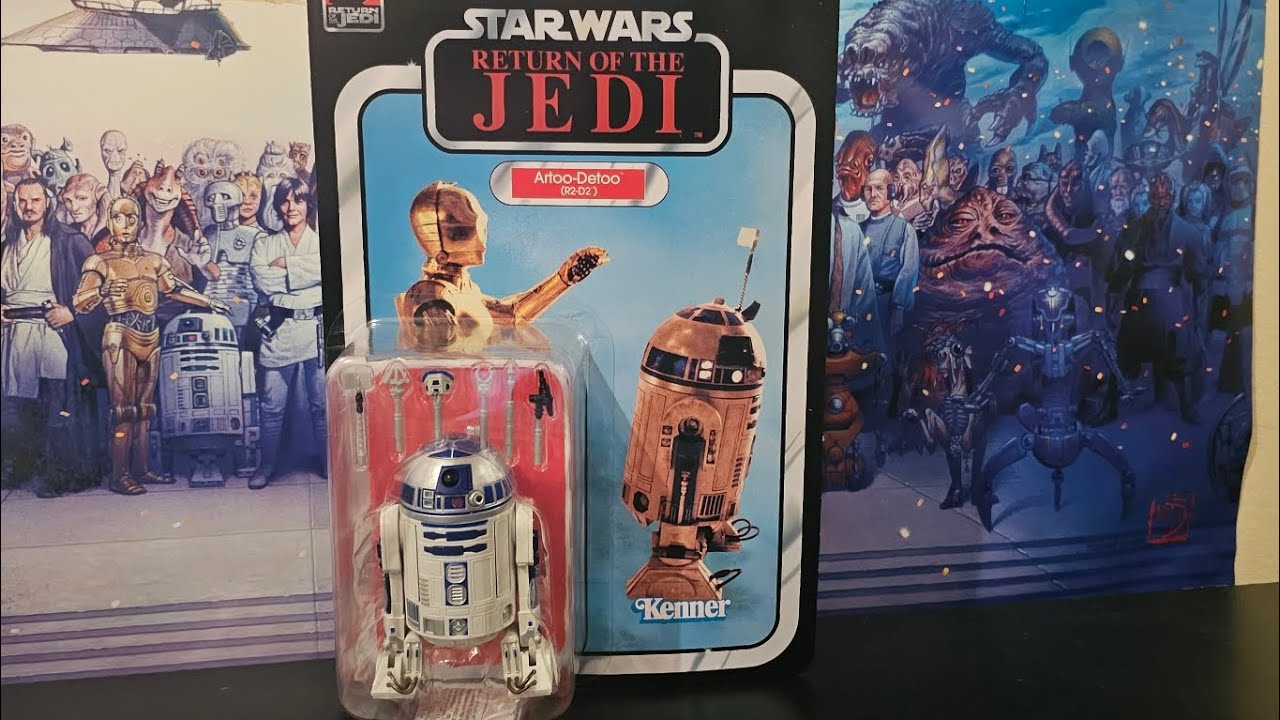 R2-D2 Artoo Detoo Star Wars Return of the Jedi. The Black Series. - YouTube