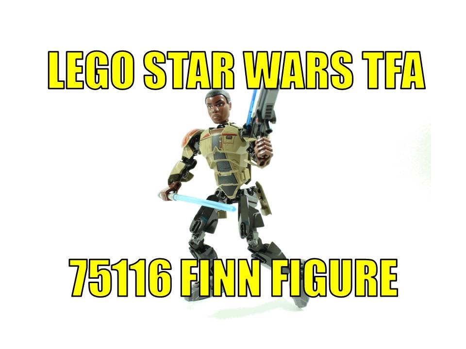 LEGO 2016 STAR WARS TFA FINN 75116 BUILDABLE FIGURE UNBOXING & REVIEW ...