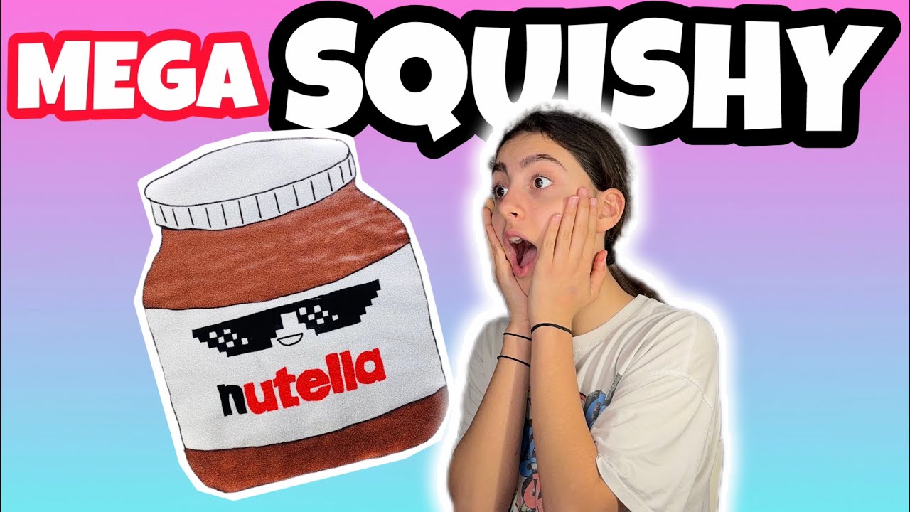 MEGA NUTELLA PAPER SQUISHY - YouTube