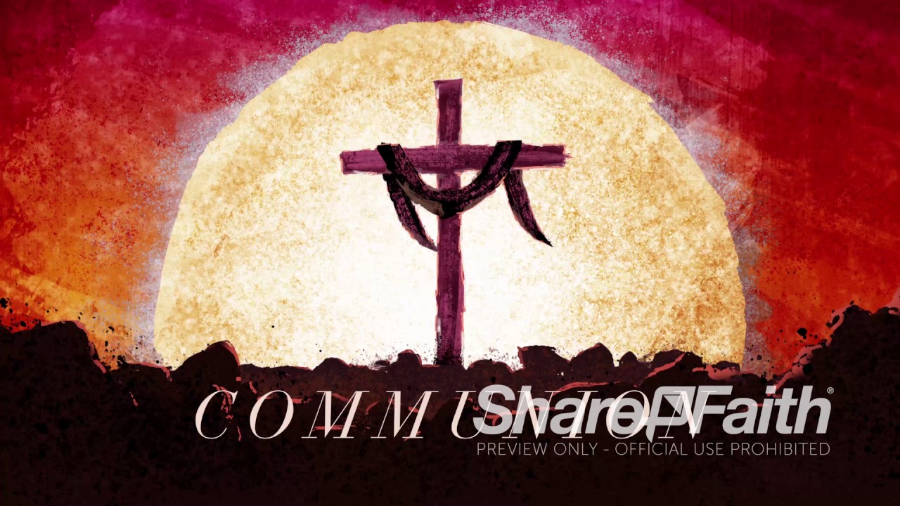 Easter Background: Easter Sunday Resurrection Church Communion Video ...