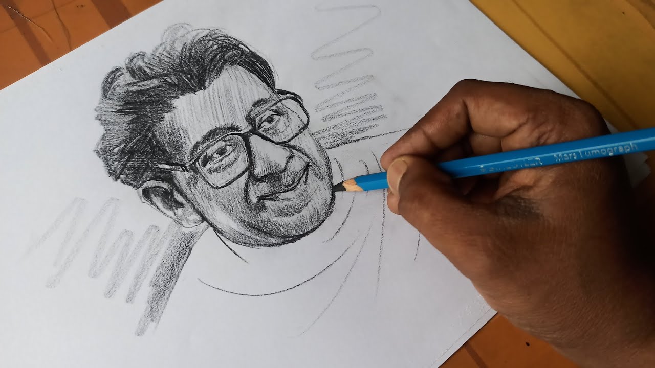 🚩Mastering the Art of Pencil Portrait Drawing:| Step -24 | ARTIST ...