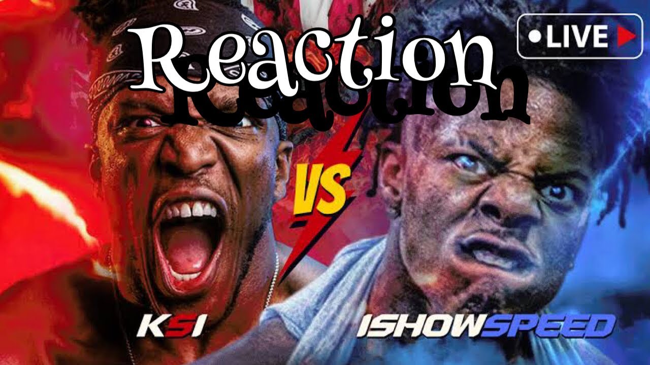 KSI v ISHOWSPEED fight reaction - YouTube