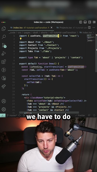 Usetransition Simple React Hooks Youtube