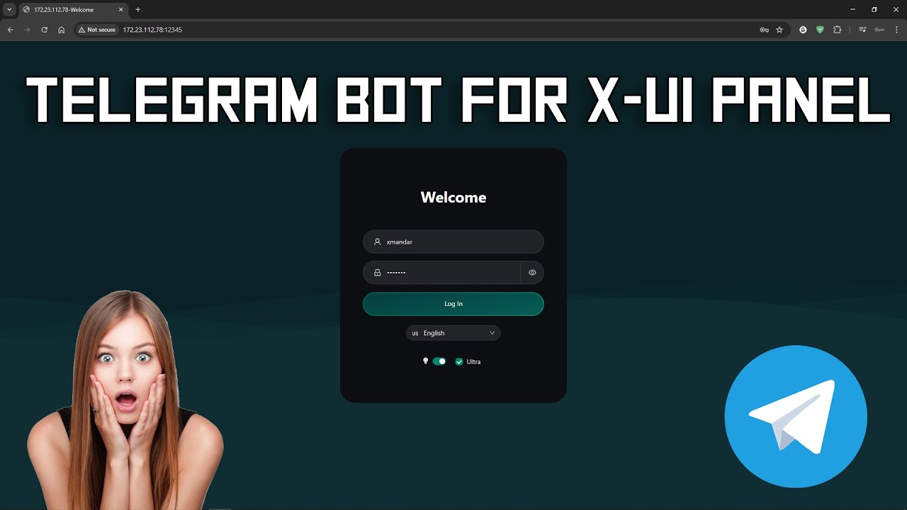 How to Make Telegram Bot for X-UI Panel. Manage X-UI panel from ...