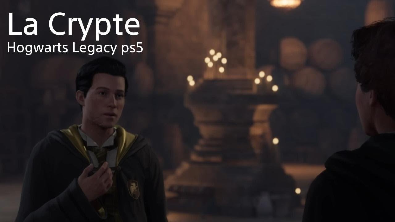 Hogwarts Legacy : L'Héritage de Poudlard ps5 la crypte - YouTube