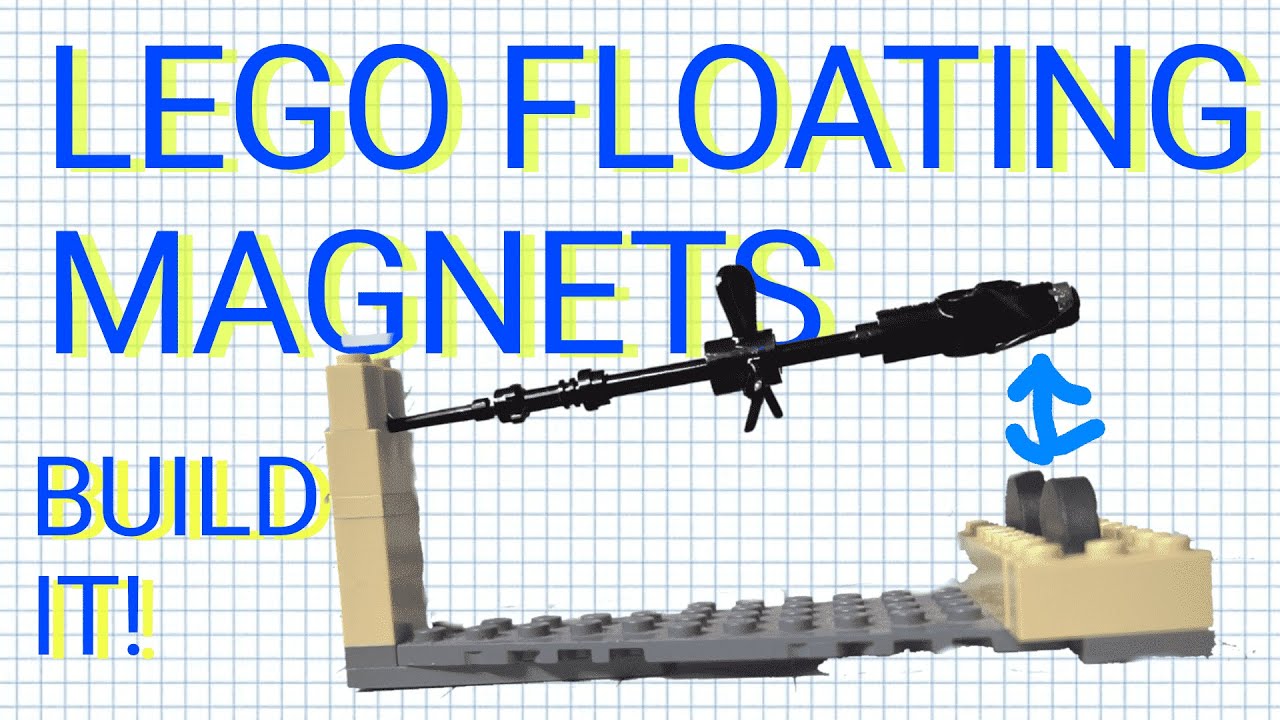 WORKING FLOATING LEGO SCULPTURE (Spins) - YouTube