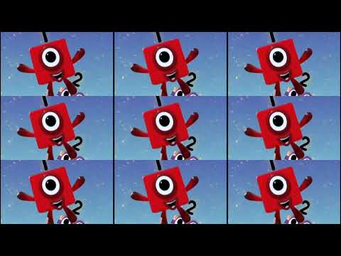 Numberblocks song Reversed and Forward in speed from 500x to 1000x ...