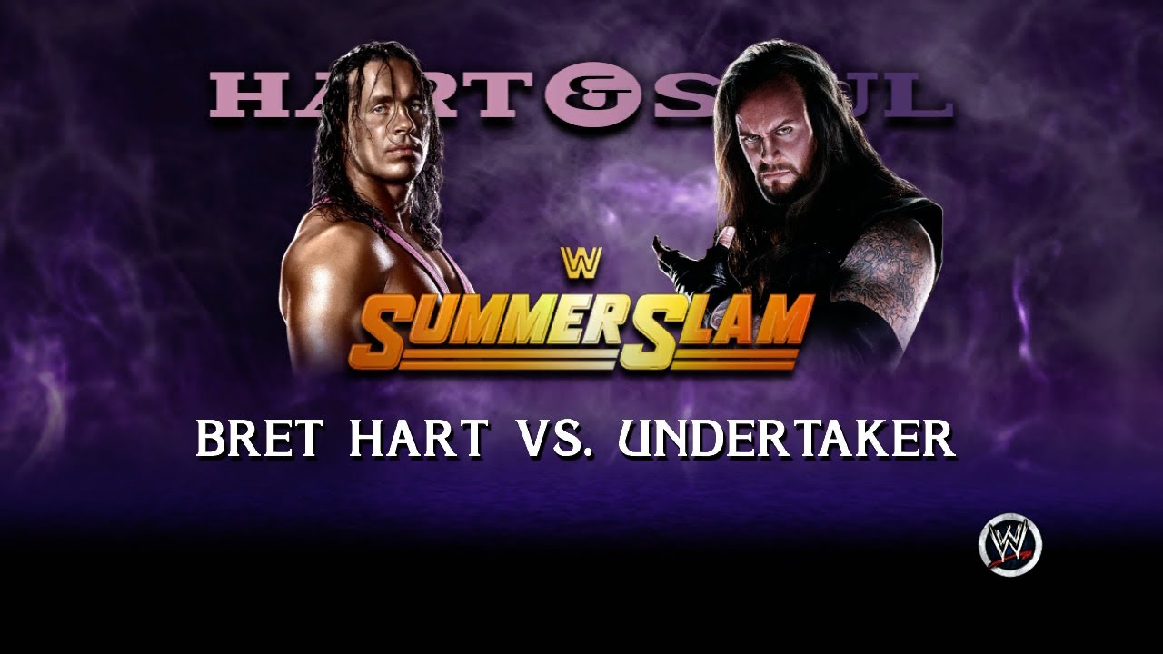 WWE '13 Bret Hart vs. Undertaker 8/3/1997 (WrestleMania XV) SummerSlam ...