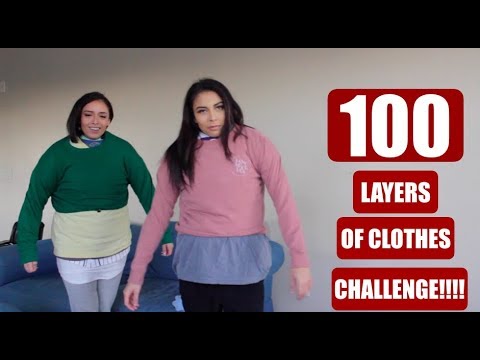 100 LAYERS OF CLOTHES CHALLENGE - YouTube