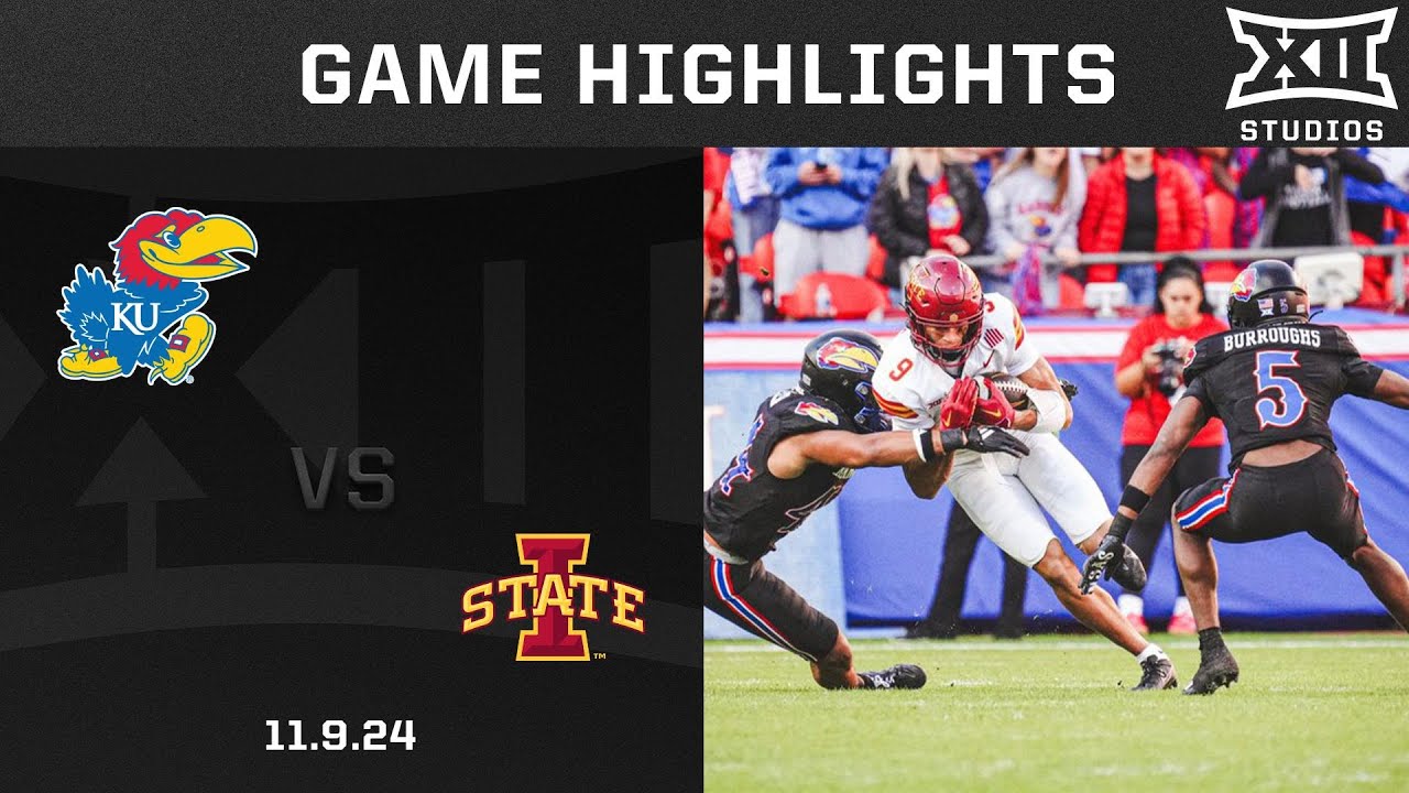 #17 Iowa State vs. Kansas Game Highlights | 2024 Big 12 Football - YouTube