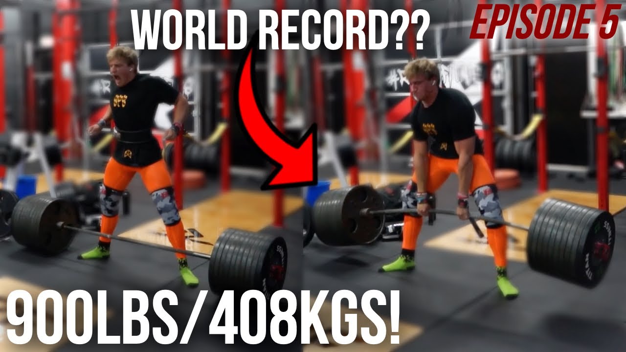 LIFTING 900LBS OFF THE GROUND AT 19 YEARS OLD.. *INTENSE AF* - YouTube