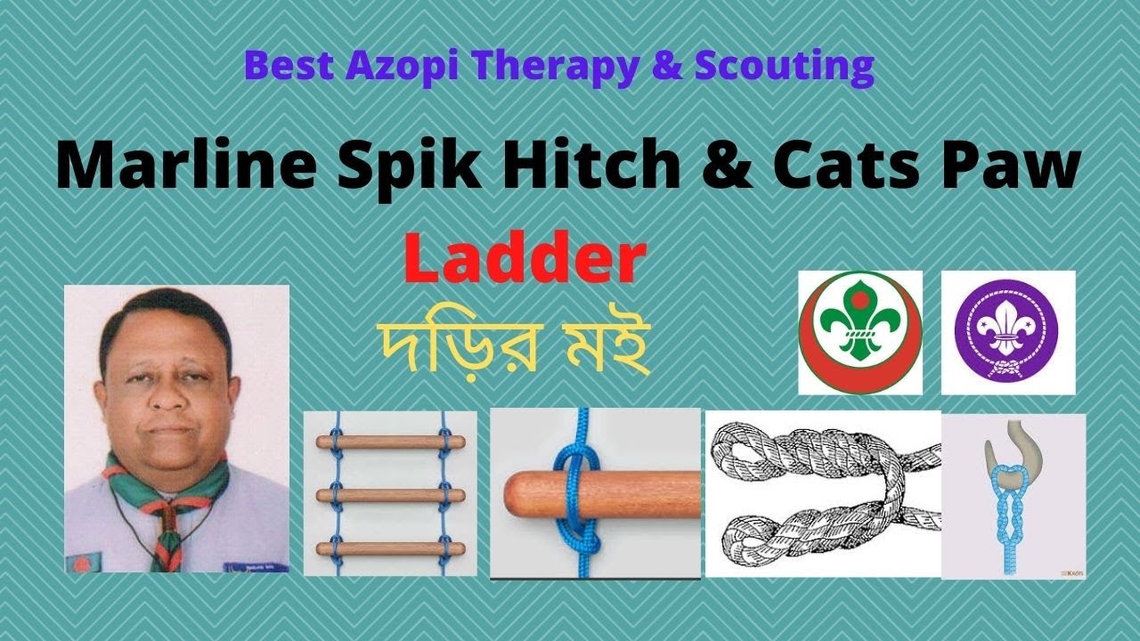Best Marline Spik Hitch and Cats paw for Scouting. - YouTube