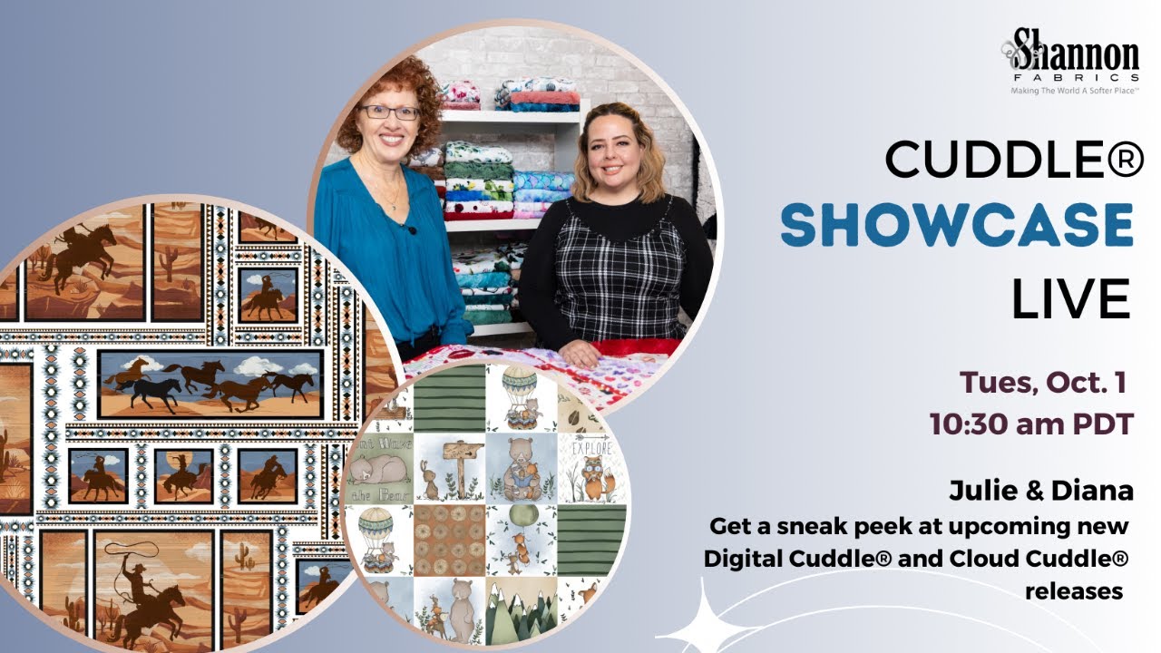 Cuddle® Showcase Live: NEW Digital Cuddle® Prints & Cloud Cuddle® releases - YouTube