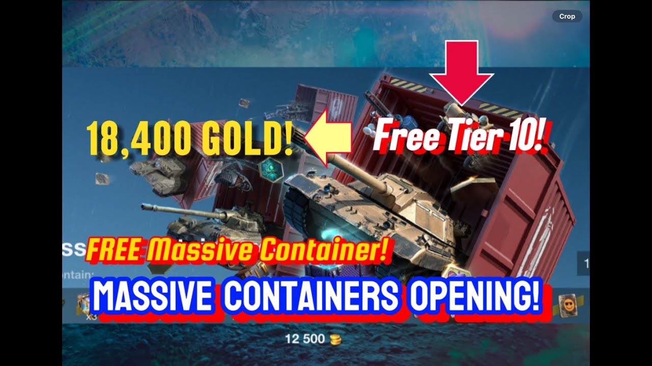 wot Blitz Crate Opening Massive Container Opening 2 + 1 for FREE in 4K ...