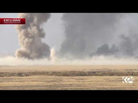 ISIS Target Iraqi Army Convoy by Massive Suicide Attack - Mosul Offensive