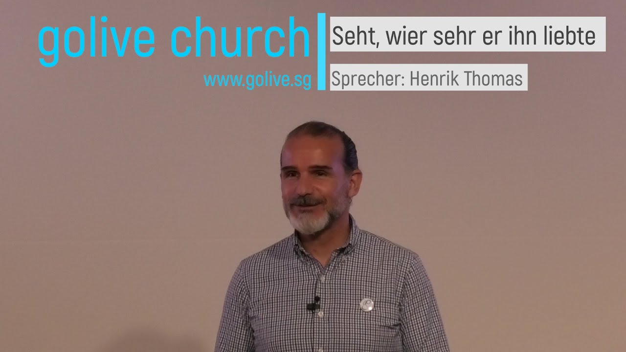 Seht, wie sehr er ihn liebte - Henrik Thomas - YouTube