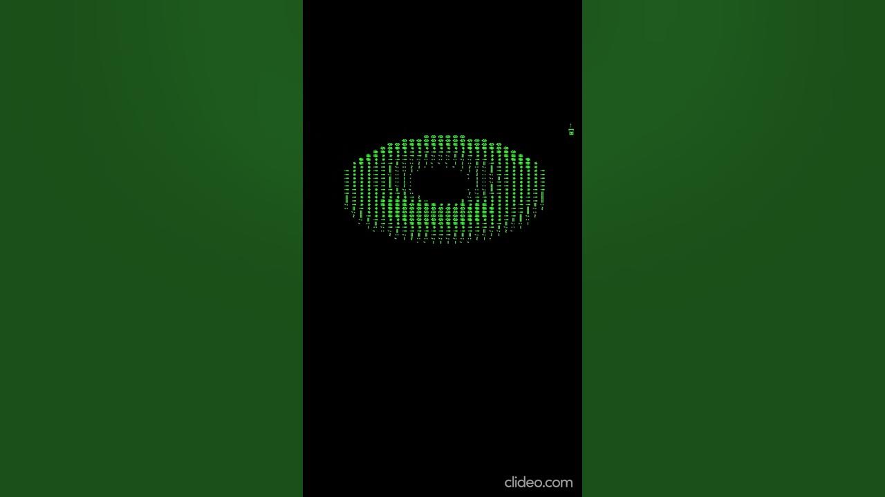 python donut - YouTube