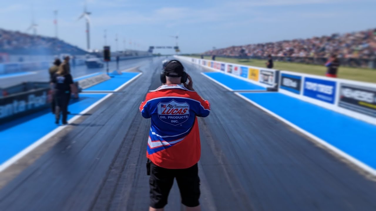 On the Start line with Lucky Devil Drag Racing - YouTube