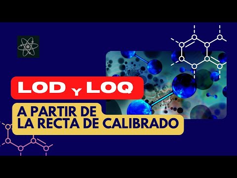 Cómo calcular el LOD y el LOQ a partir de la recta de calibrado - YouTube