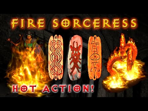 Hot Fire Sorceress Guide - She Bangs P8 Diablo in 2 Seconds! [Diablo 2 ...