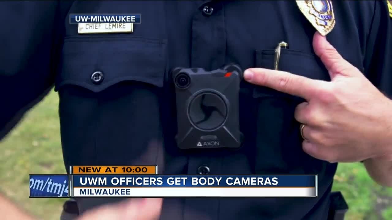 UW-Milwaukee police officers getting body cameras - YouTube