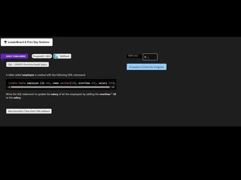 SKILLRACK Daily Challenge Solution 19/10/2023 - YouTube