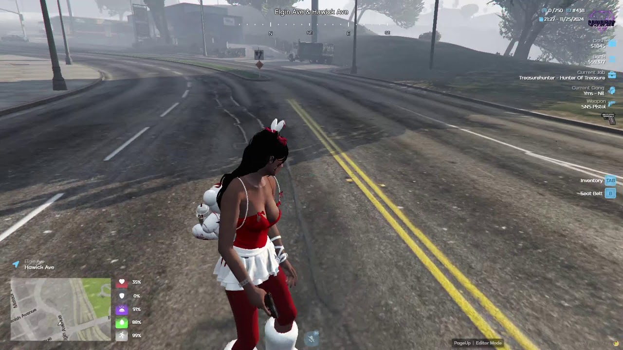 a baddie plays gta rp - YouTube