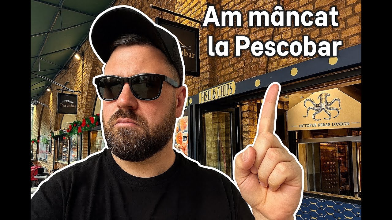 Am Mancat la Pescobar Octopus Kebab Londra/ - YouTube