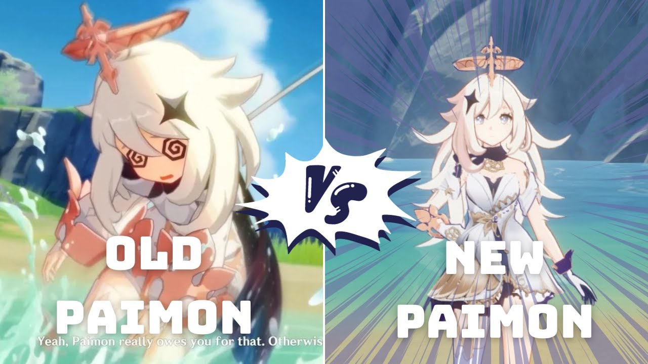 Ya'll werent kidding about Paimon's voice change... - YouTube
