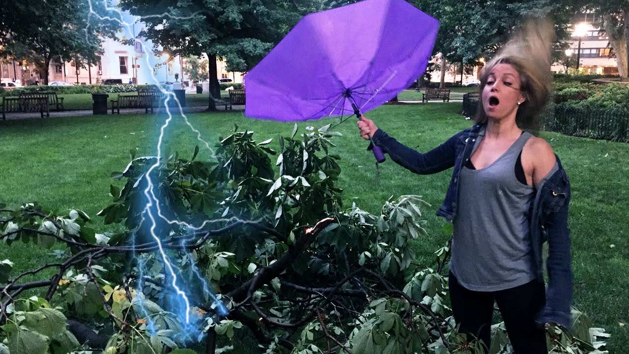 SCARY STORM!! - YouTube