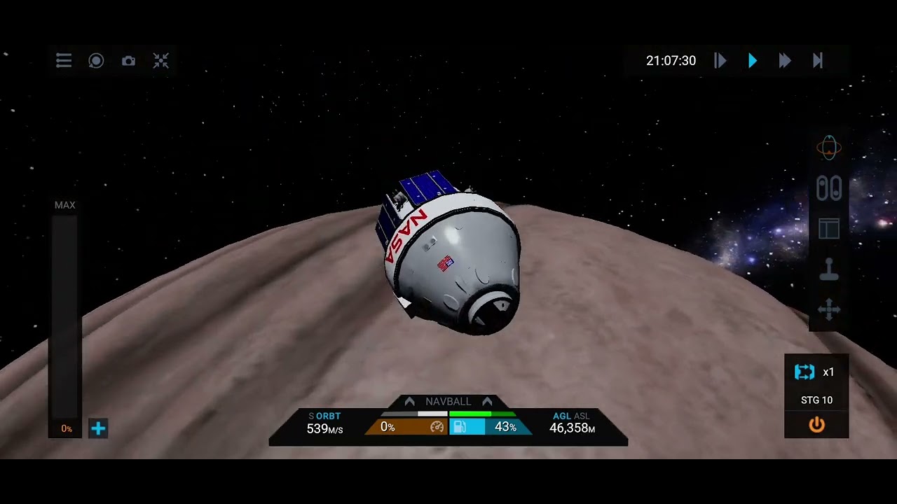 My first time orbiting another celestial body in Simple Rockets 2 - YouTube