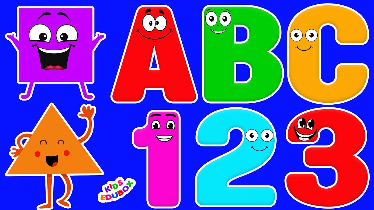 ABC, 123 & Shapes Learning Videos For Preschool | ABC And One Two Three ...