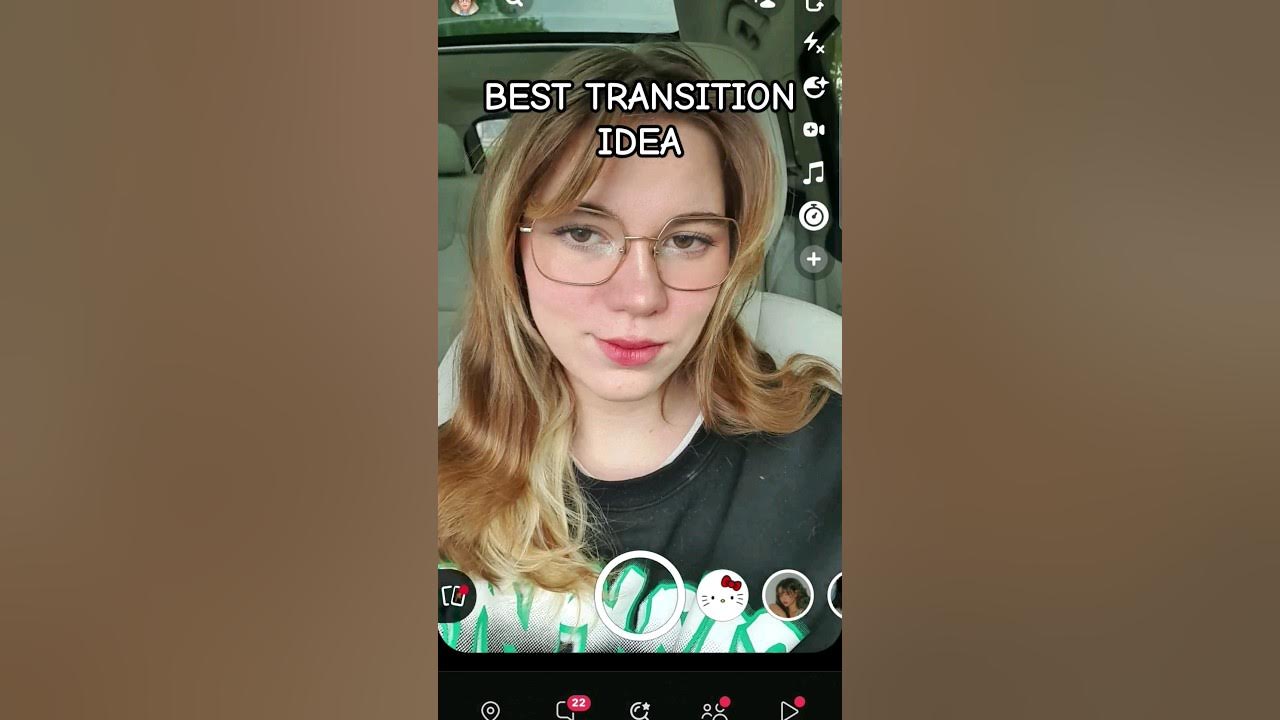 I don't know if I started something 😂 #viral #trend #billieeilish #snapchat #transition - YouTube