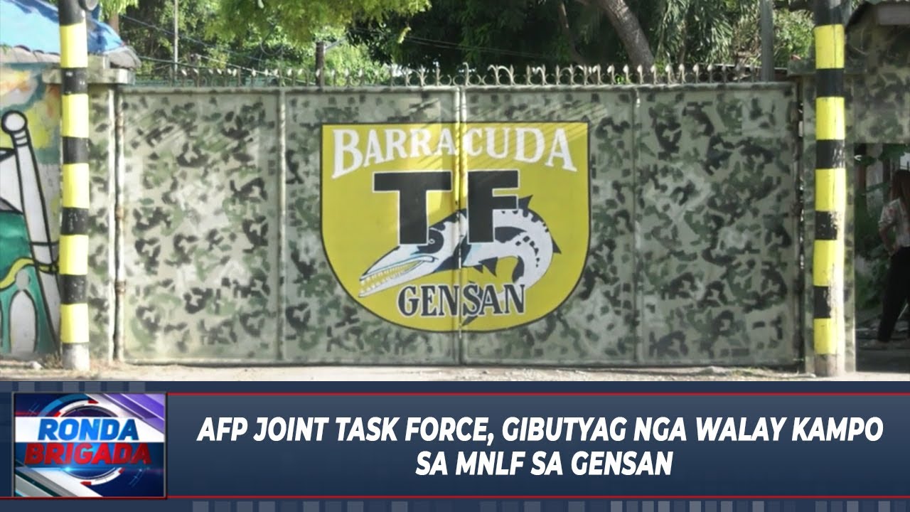 AFP joint task force, gibutyag nga walay kampo sa MNLF sa GenSan. - YouTube