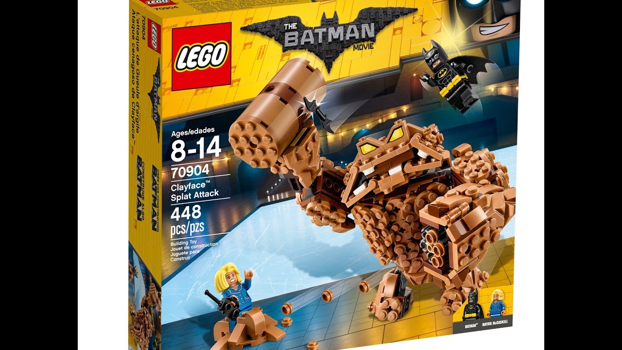 Lets Brick The Batman Movie 70904 Clayface Splat Attack - YouTube