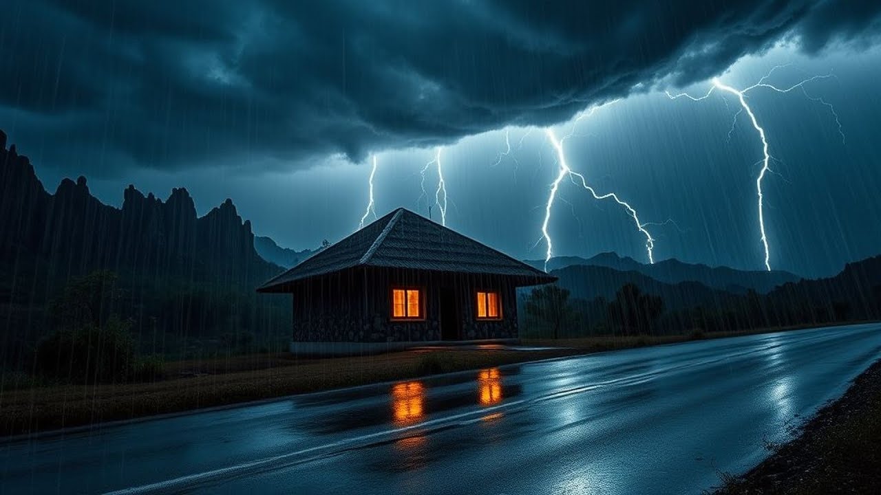 The 'Impossible to Stay Awake' Challenge | 10 Hours of Rain and Thunder ...